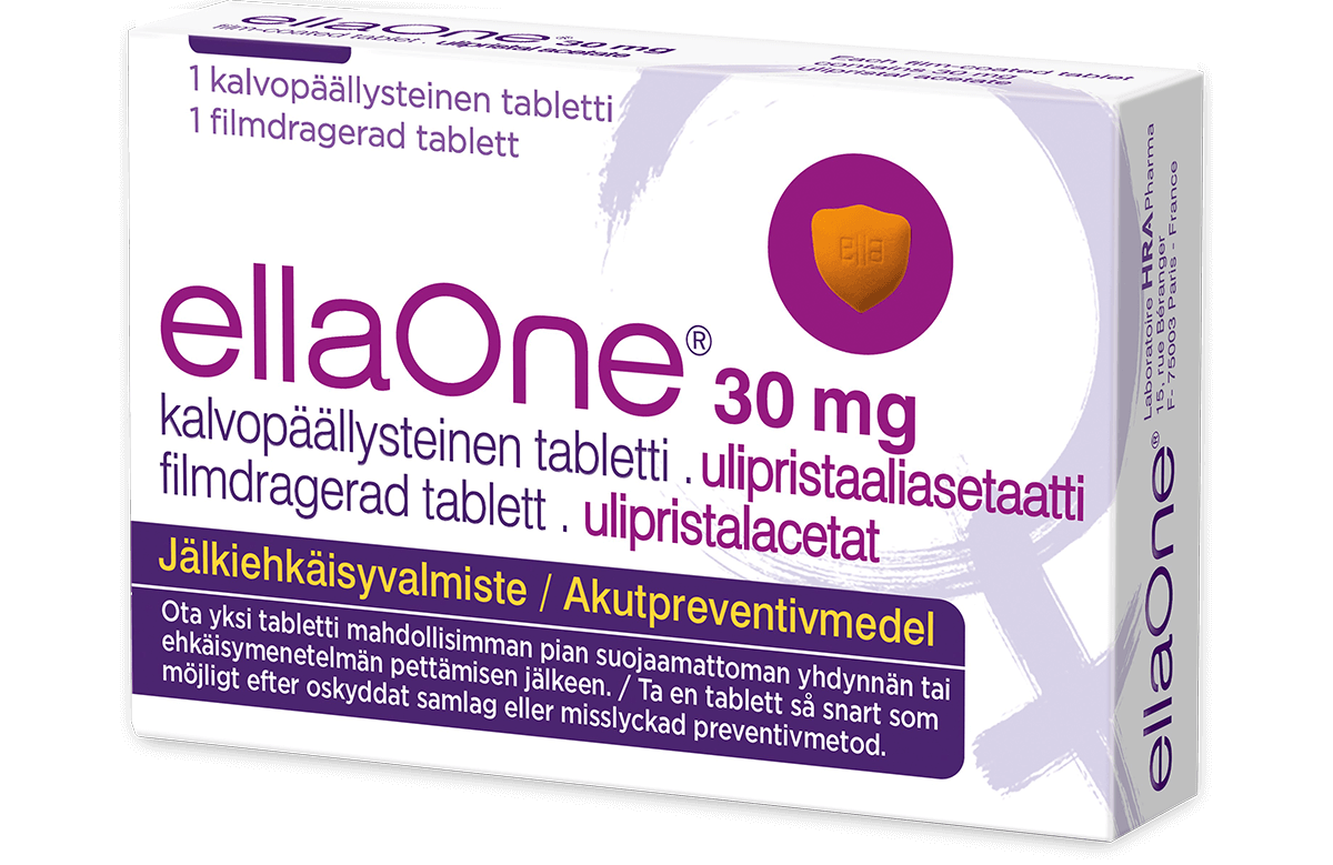 Tietoa ellaOne-valmisteesta ja jälkiehkäisystä